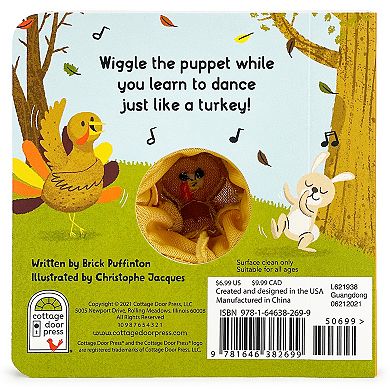 Gobble Wobble Dance Like Turkey Children's Board Book
