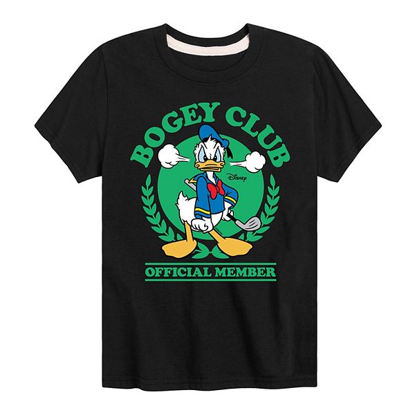 Disney's Mickey Mouse & Friends Donald Duck Boys 8-20 Bogey Club Tee