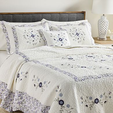 Sonoma Goods For Life® Penelope Embroidered Bedspread, Sham or ...