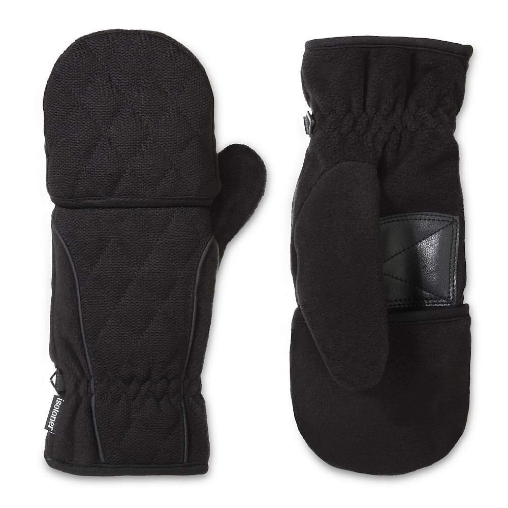 Women's isotoner Lined Water Repellent Tech Stretch Touchscreen Flip ...