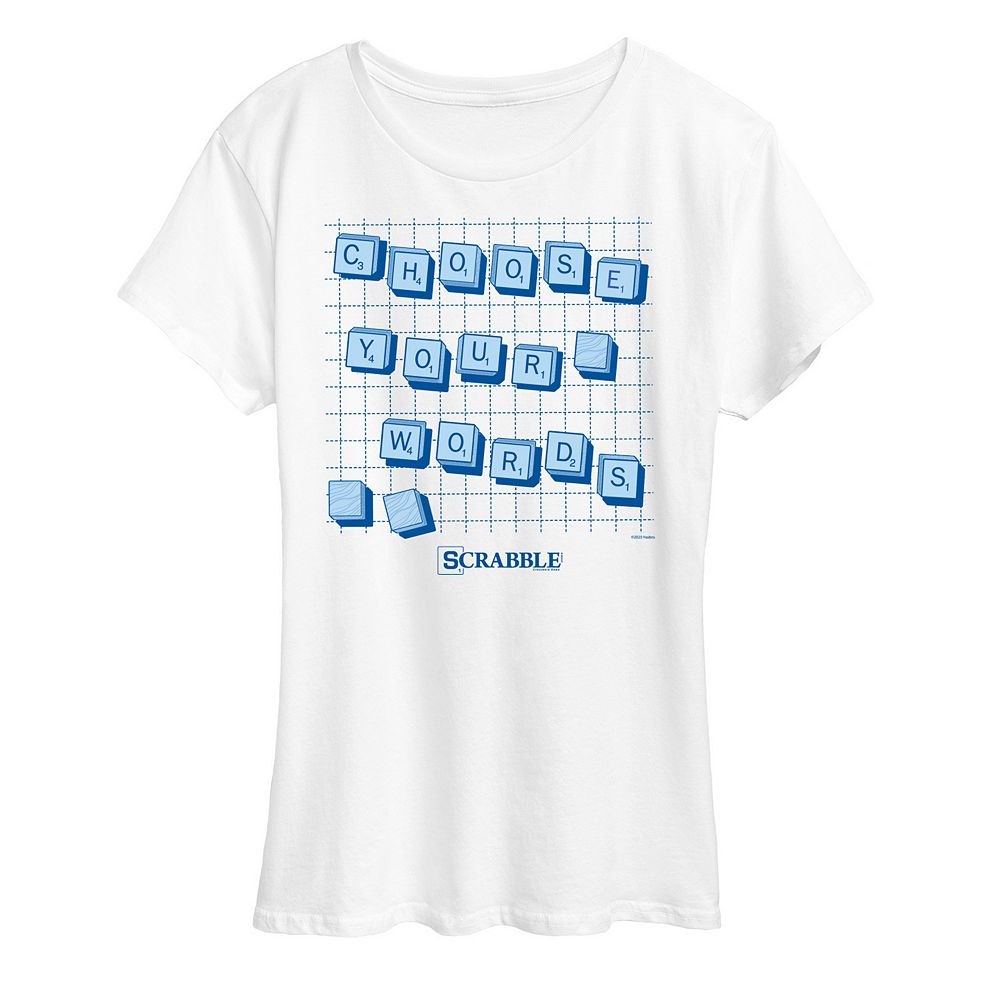 Women's Scrabble Choose Your Words Tee