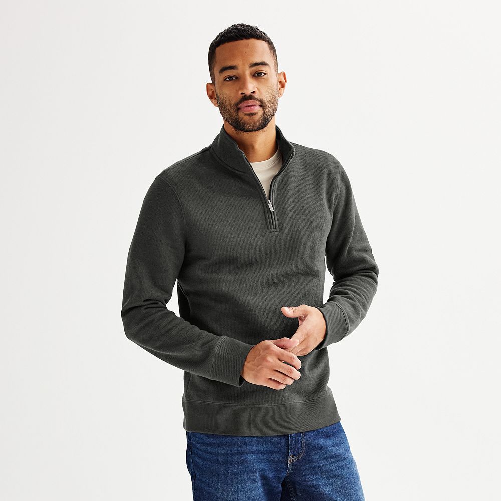 Men's Sonoma Goods For Life® Sweater Fleece Quarter Zip Pullover