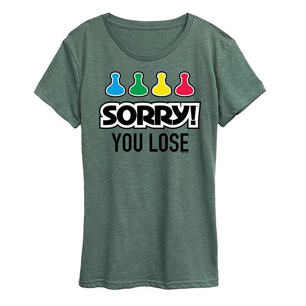 Women's Sorry You Lose Tee Graphic Tee by Hasbro