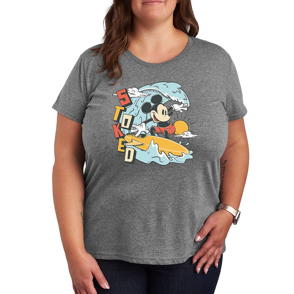 Disney's Mickey Mouse Plus Stoked Graphic Tee