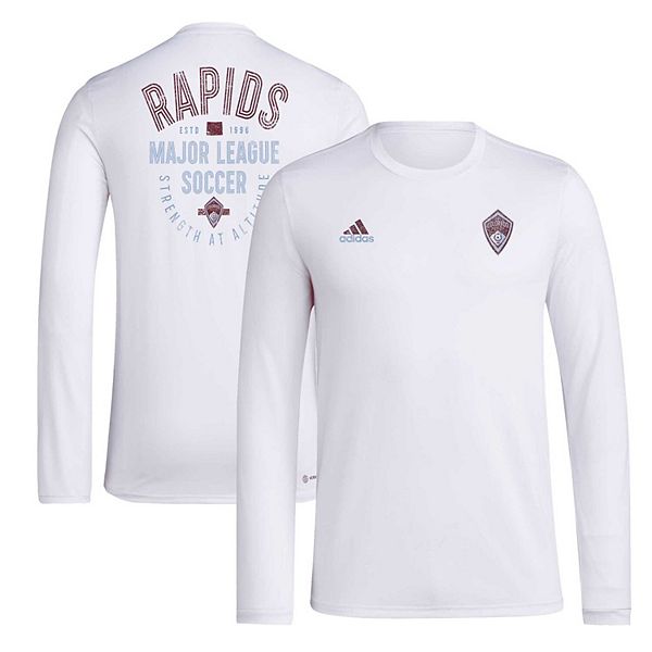 Men's adidas White Colorado Rapids Local Stoic Long Sleeve T-Shirt