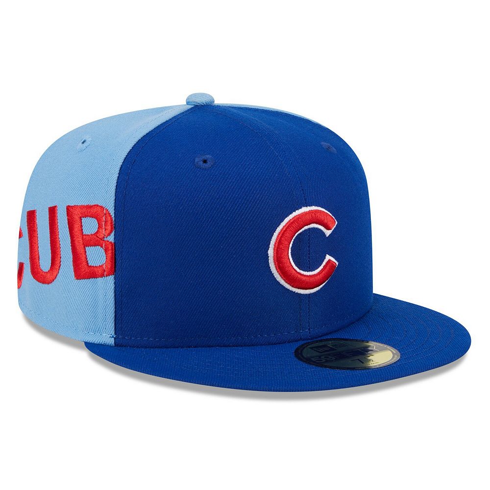 Men's New Era Royal/Light Blue Chicago Cubs Gameday Sideswipe 59FIFTY ...