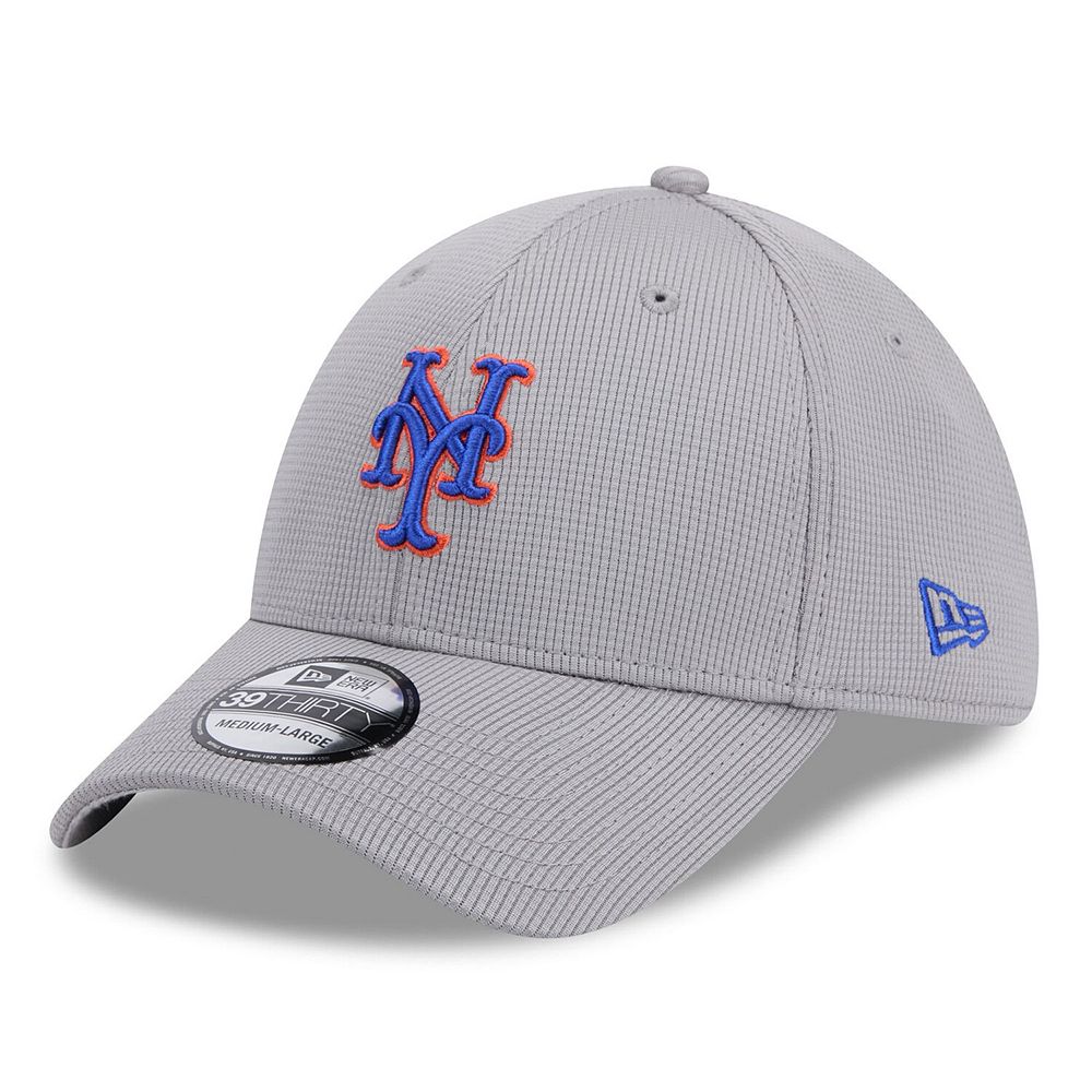 Men's New Era Gray New York Mets Active Pivot 39THIRTY Flex Hat