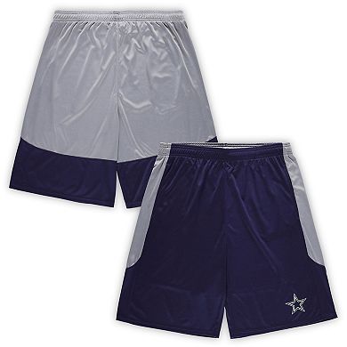 Men's Fanatics Navy Dallas Cowboys Big & Tall Team Logo Shorts