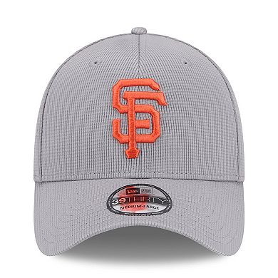 Men's New Era Gray San Francisco Giants Active Pivot 39THIRTY Flex Hat