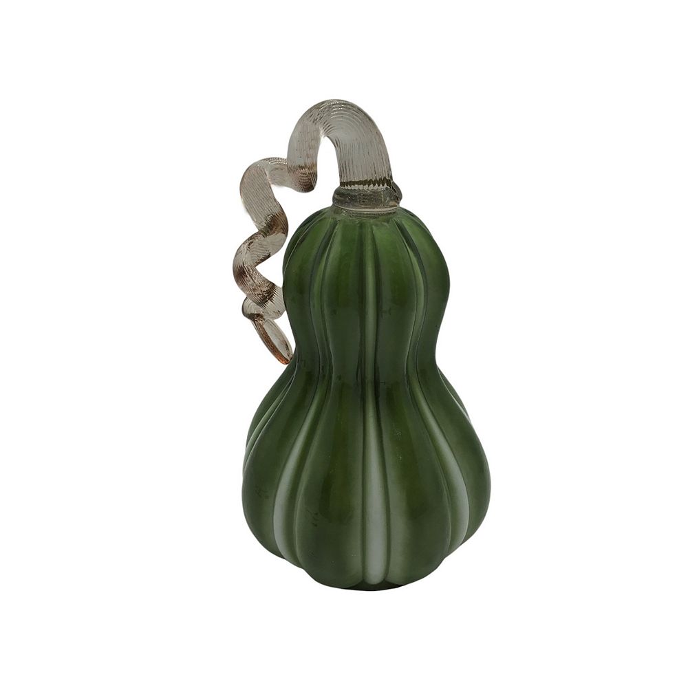 Celebrate Together™ Fall Green Stripe Glass Gourd