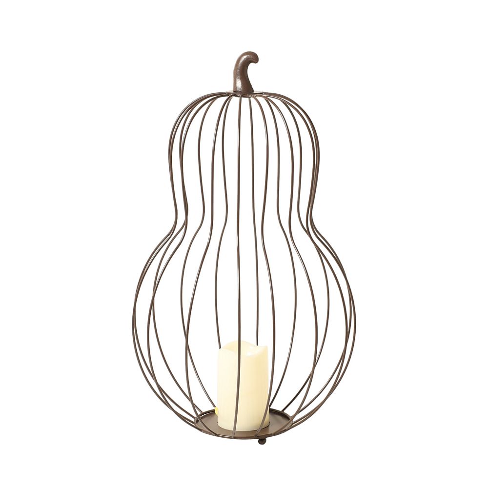 Celebrate Together™ Fall Large LED Metal Gourd Floor Decor