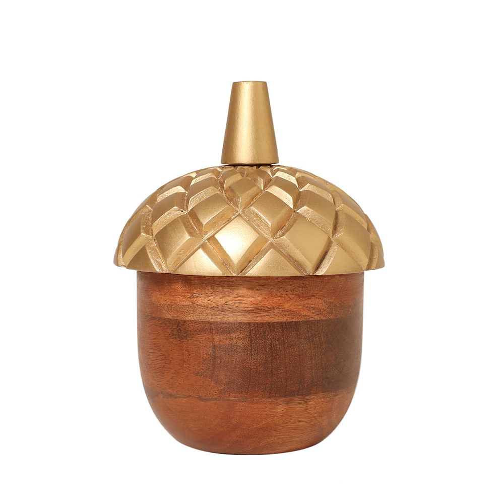 Celebrate Together™ Fall Two Tone Wood Acorn Table Decor
