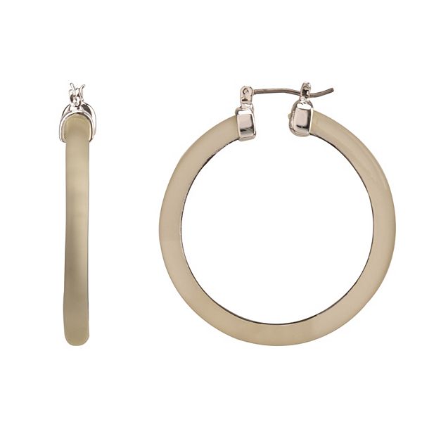 Women's Acrylic Hoop Earrings