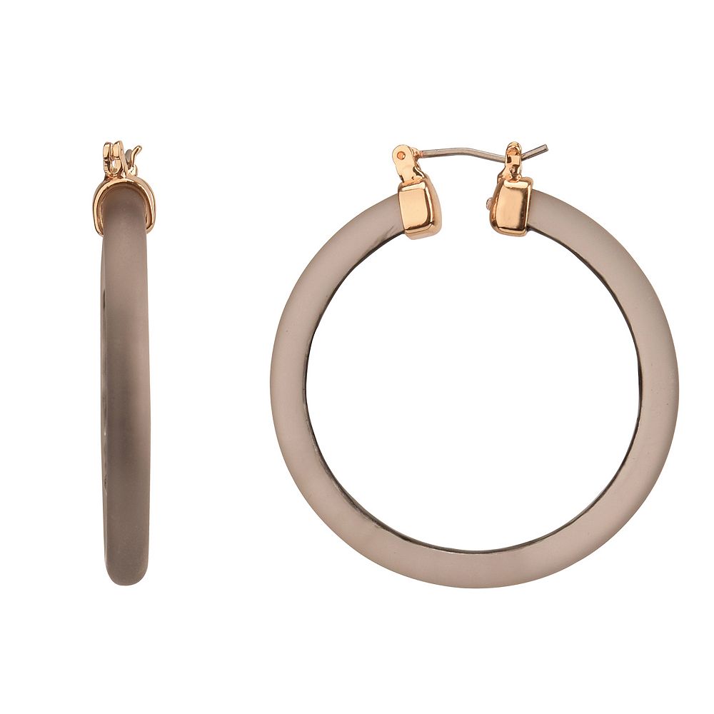 Women's Acrylic Hoop Earrings