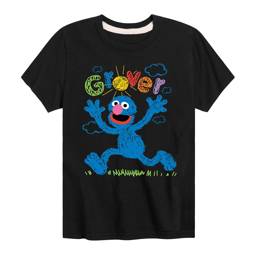 Boys 8-20 Sesame Street Grover Graphic Tee