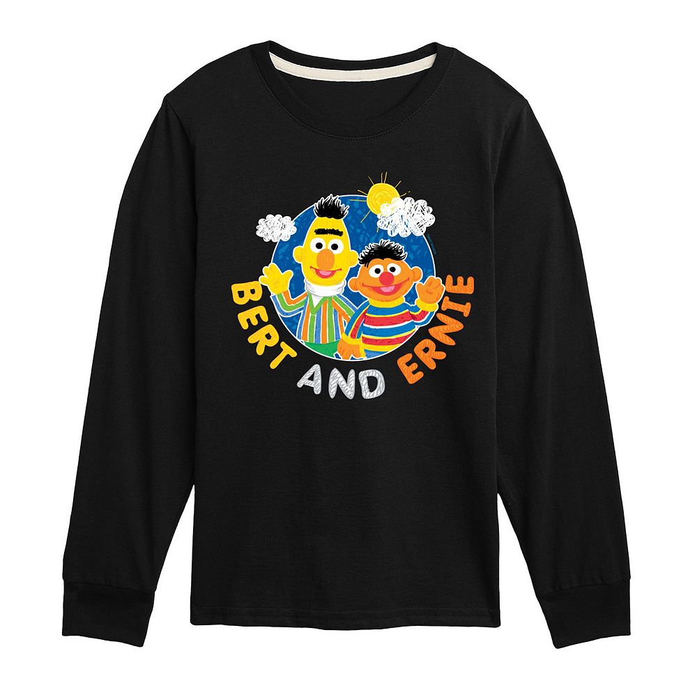 Boys 8-20 Sesame Street Bert & Ernie Long Sleeve Graphic Tee