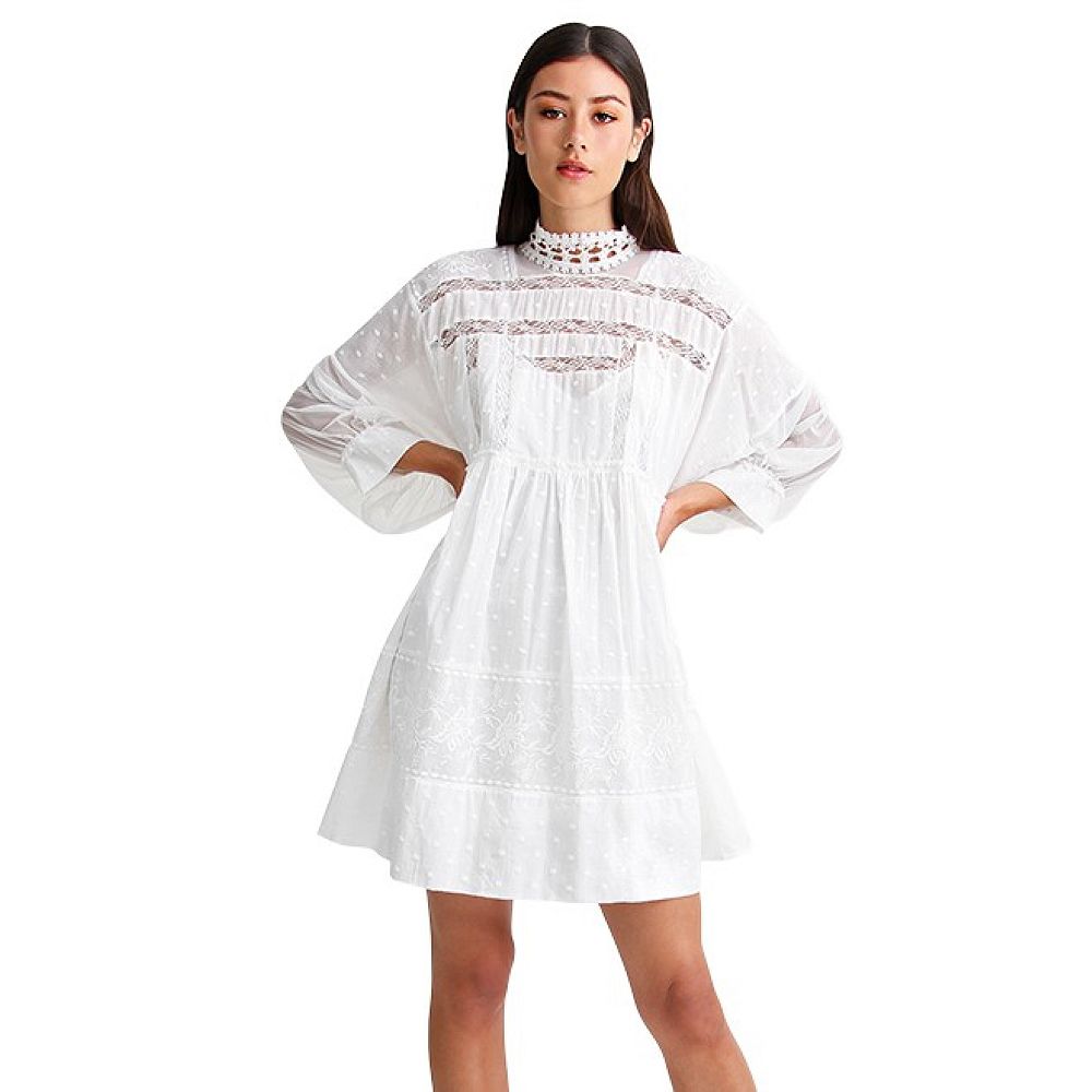 Unforgettable Oversized Lace Mini Dress