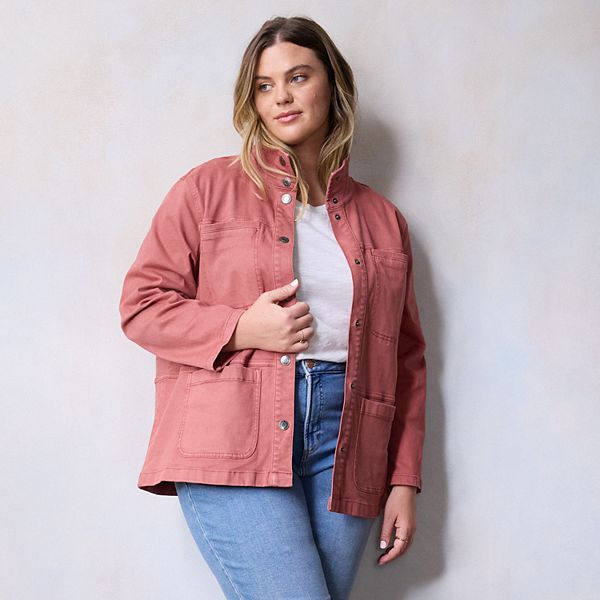 Women's LC Lauren Conrad Anorak Denim Jacket