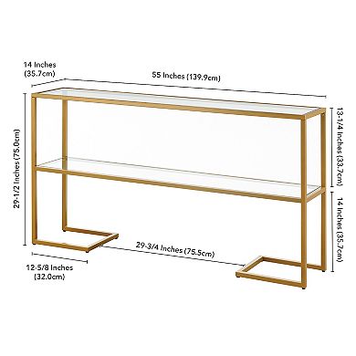 Finley & Sloane Errol Rectangular Console Table
