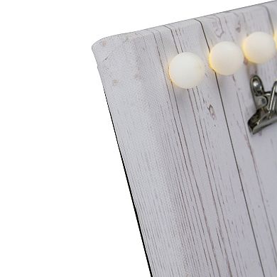 LED Lighted "You are my Sunshine" Canvas with Photo Clip 10.25"