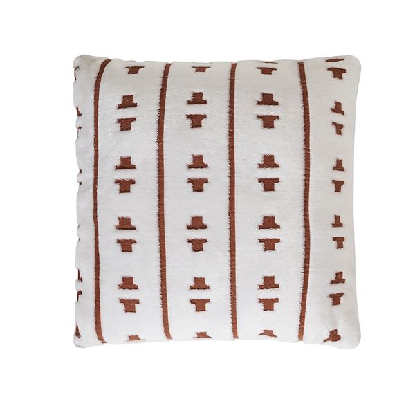 Cuddl Duds® Linear Geo Print Plush Throw Pillow