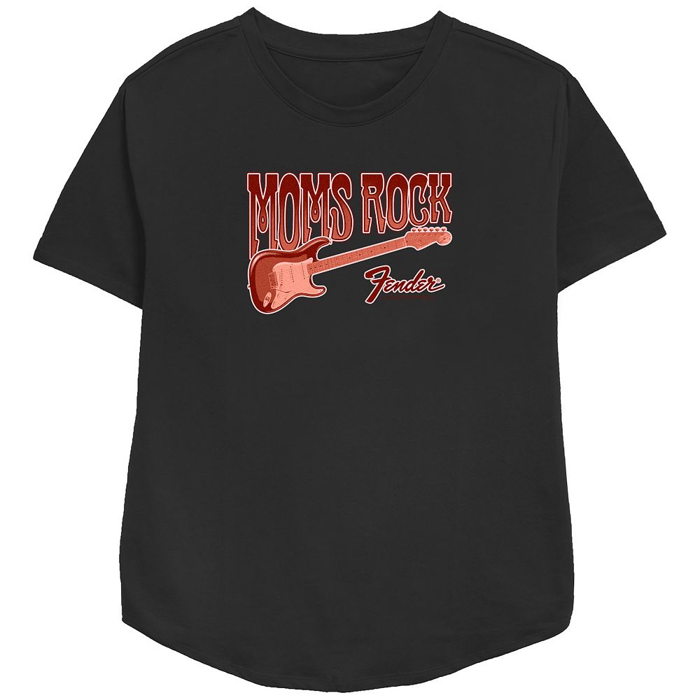 Women's Fender Moms Rock Relaxed Fit Graphic Tee