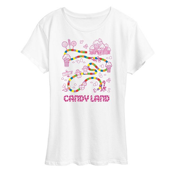 Women's Candy Land Game Board Graphic Tee by Hasbro