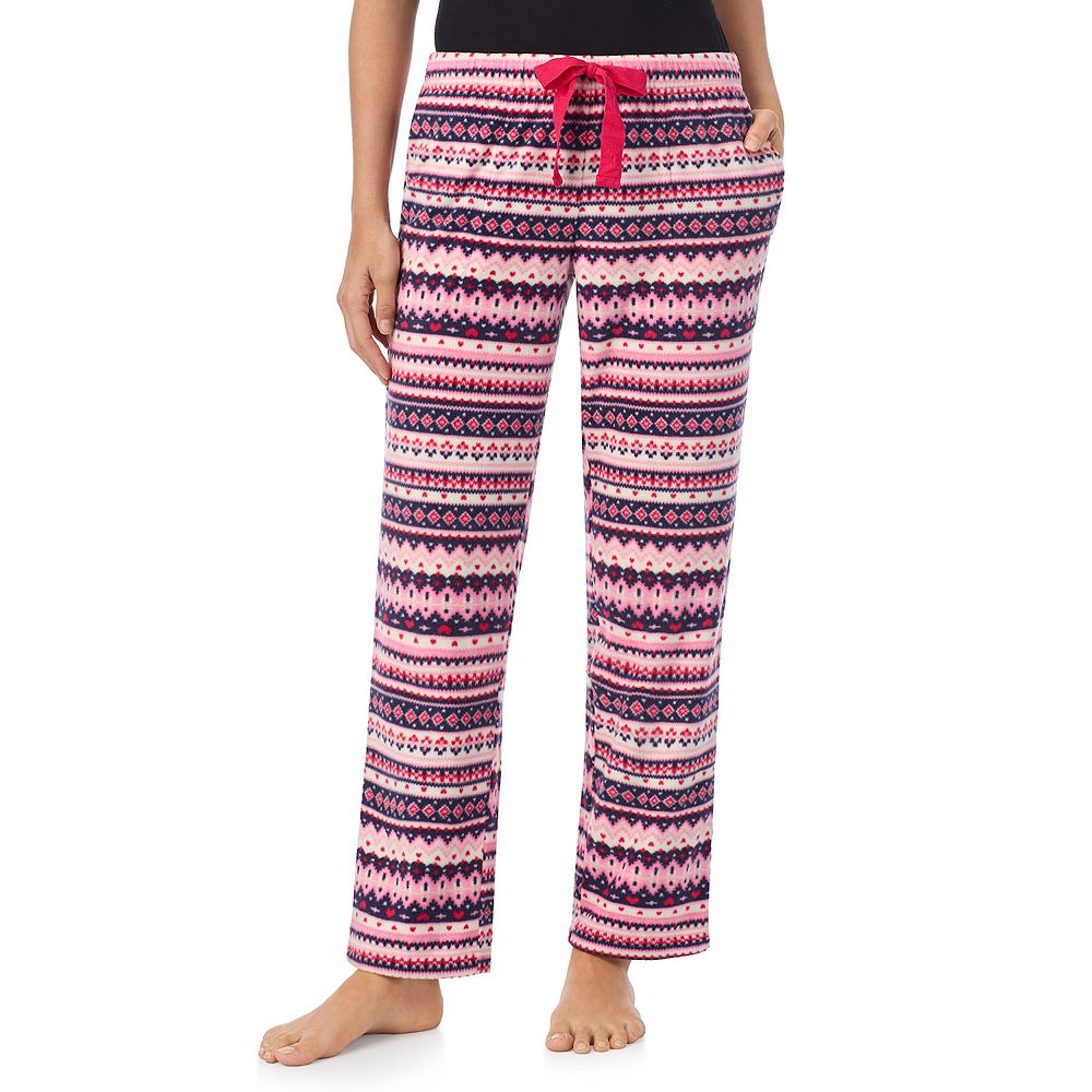 Women's Cuddl Duds Minky Fleece Open Leg Pajama Pants