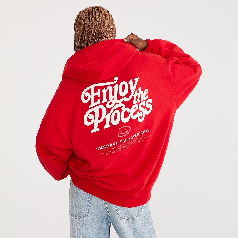 Juniors' Aeropostale Enjoy The Process Hoodie