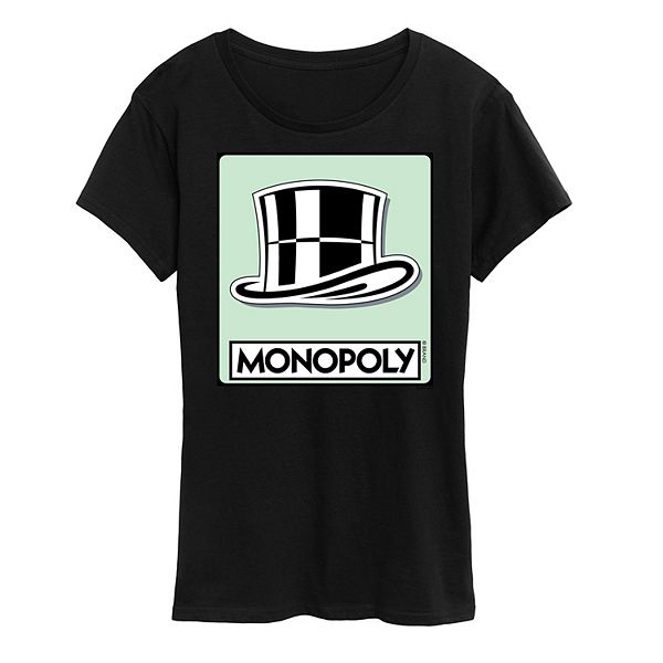 Women's Monopoly Hat Token Graphic Tee by Hasbro