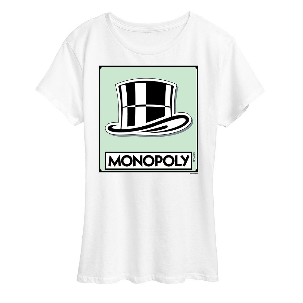 Women's Monopoly Hat Token Graphic Tee by Hasbro