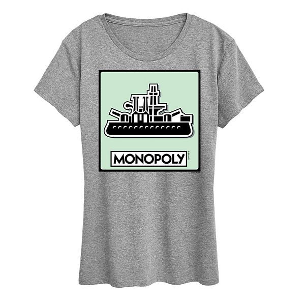 Women's Monopoly Ship Game Token Graphic Tee by Hasbro