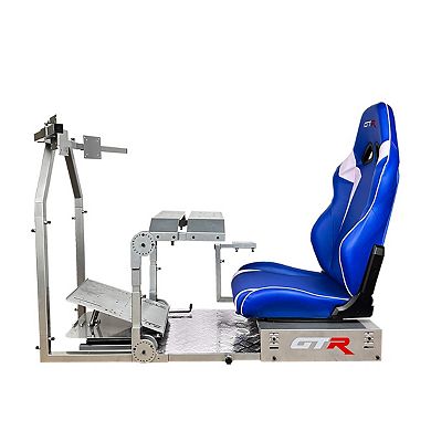 Gtr Simulator Gta-pro Racing Simulator Cockpit Silver Frame With ...