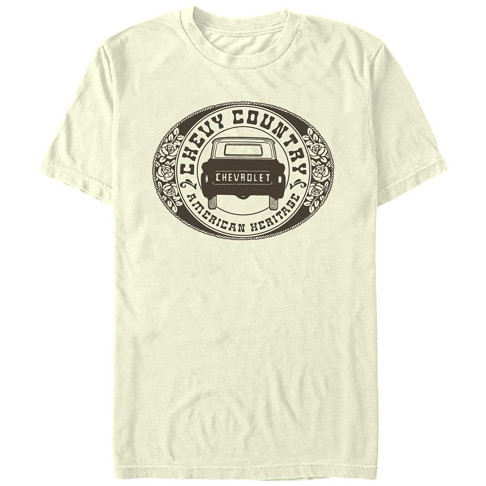 Men's Chevy Country American Heritage Badge Graphic Tee