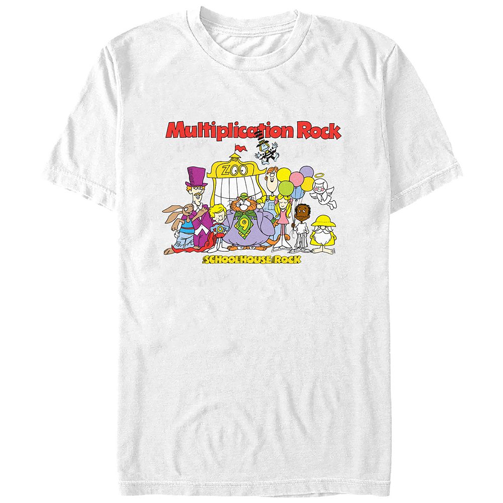 Men's Schoolhouse Rock! Multiplication Rock Graphic Tee