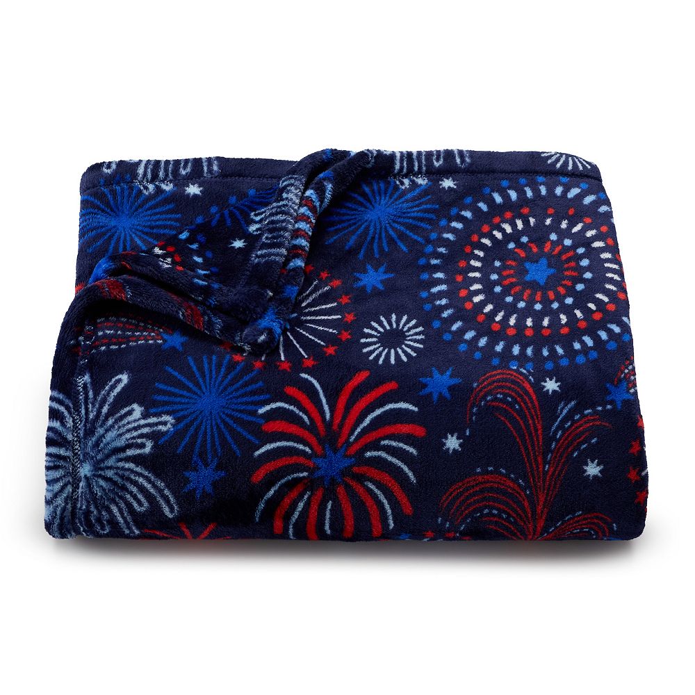 The Big One® Americana Oversized Supersoft Plush Throw Blanket