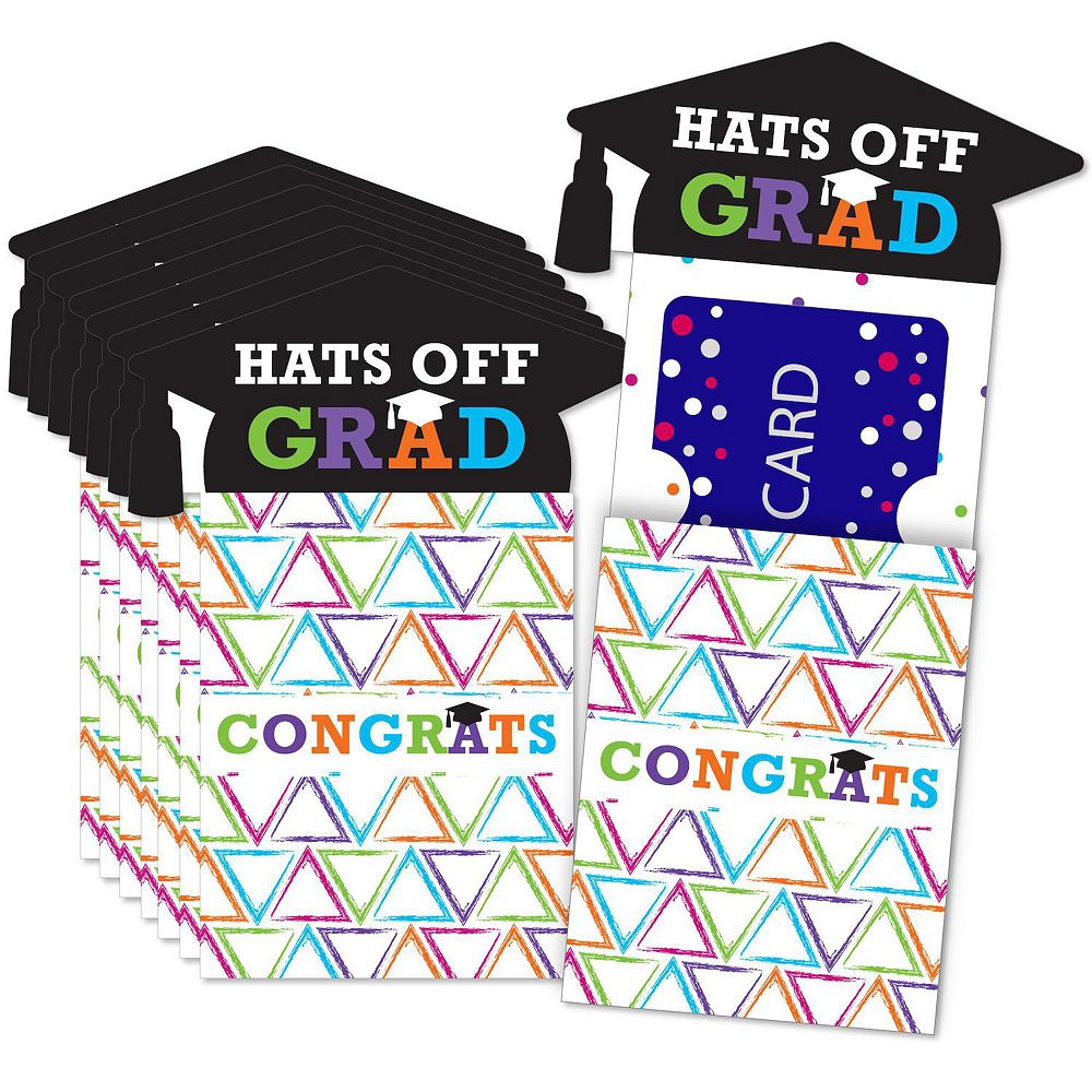 Big Dot Of Happiness Hats Off Grad - Graduation Party Money & Nifty ...