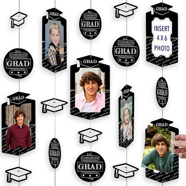 Big Dot Of Happiness Graduation Cheers Backdrop Decor Hanging Vertical ...