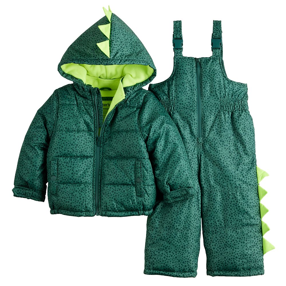 Baby & Toddler Boy Carter's 2-pc. Dinosaur Jacket & Snowsuit Set