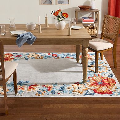Town & Country Everyday Hibiscus Bloom Border Modern Floral Indoor ...