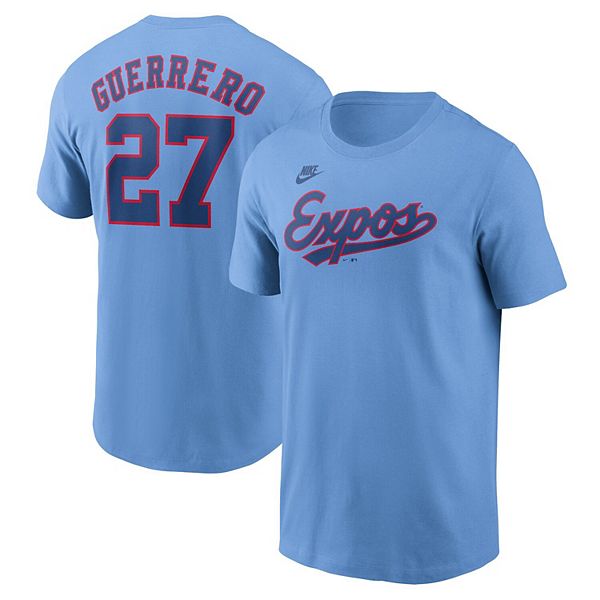 Men's Nike Vladimir Guerrero Powder Blue Montreal Expos Cooperstown ...
