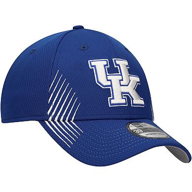Men's New Era Royal Kentucky Wildcats Active Slash Sides 39THIRTY Flex Hat