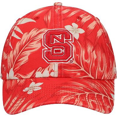 Men's '47 Red NC State Wolfpack Tropicalia Clean Up Adjustable Hat