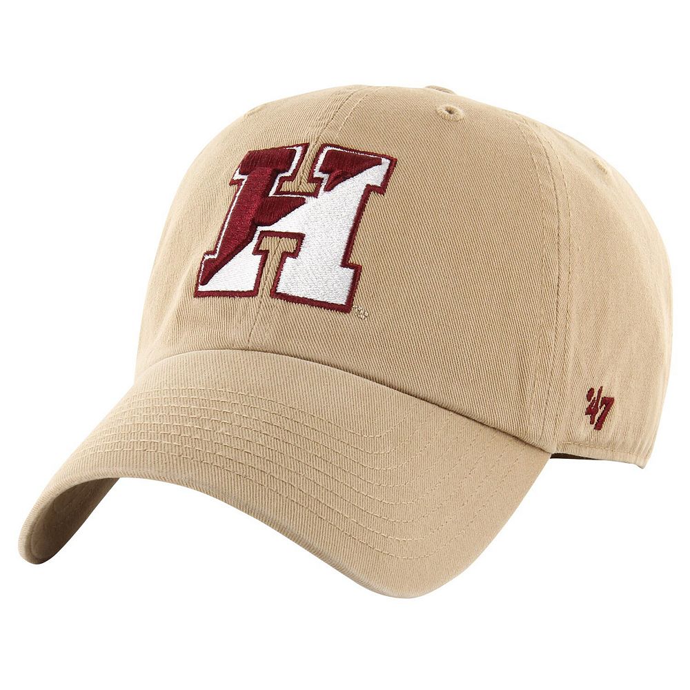 Men's '47 Khaki Harvard Crimson Clean Up Adjustable Hat