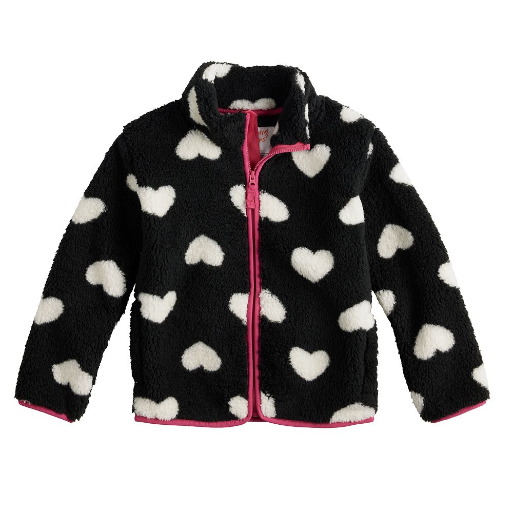 Girls 4-12 Jumping Beans® High Pile Fleece Jacket
