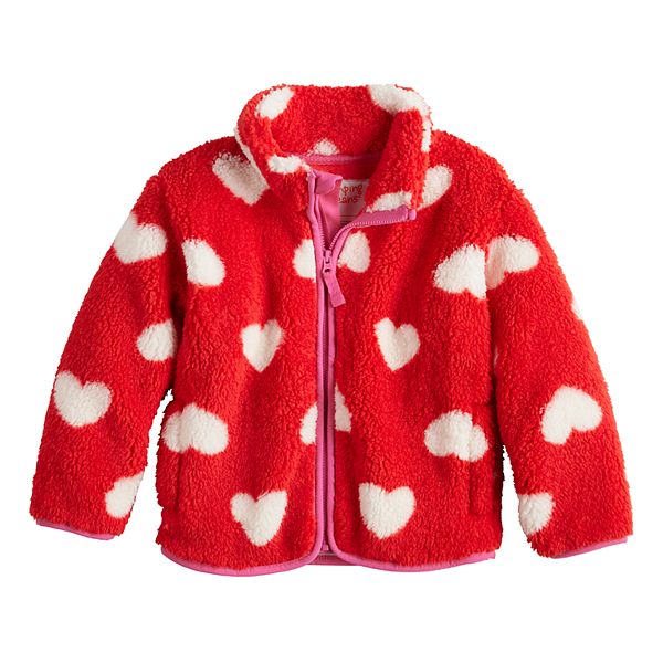 Girls 4-12 Jumping Beans® High Pile Fleece Jacket