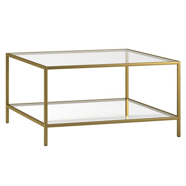 Finley & Sloane Sivil Square Wide Coffee Table