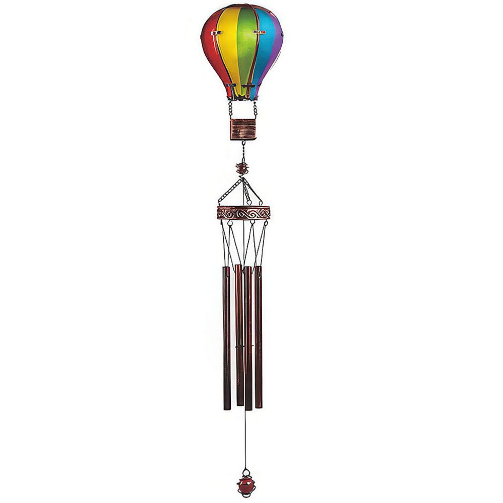 Fc Design 36" Long Rainbow Glass Air Balloon Wind Chime Perfect Gifts ...