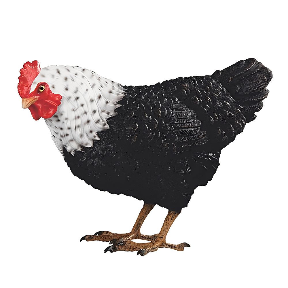 Fc Design 8"w Black And White Hen Figurine Decoration Home Room Decor