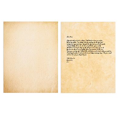 96 Sheets Old Age Vintage Style Paper For Writing Letters, Invitations ...